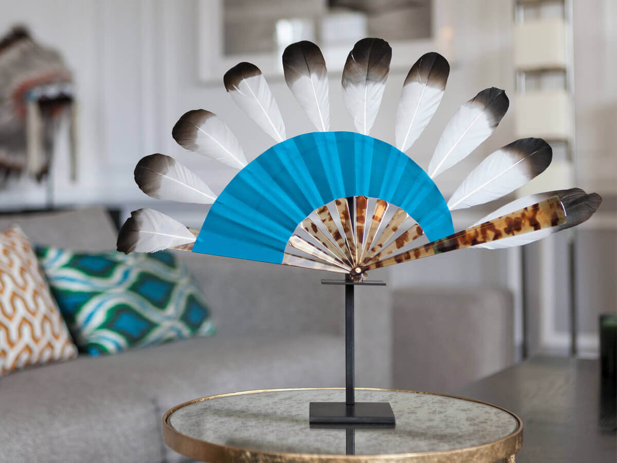 Luxury fans, Couture creations for special occasions and interior design