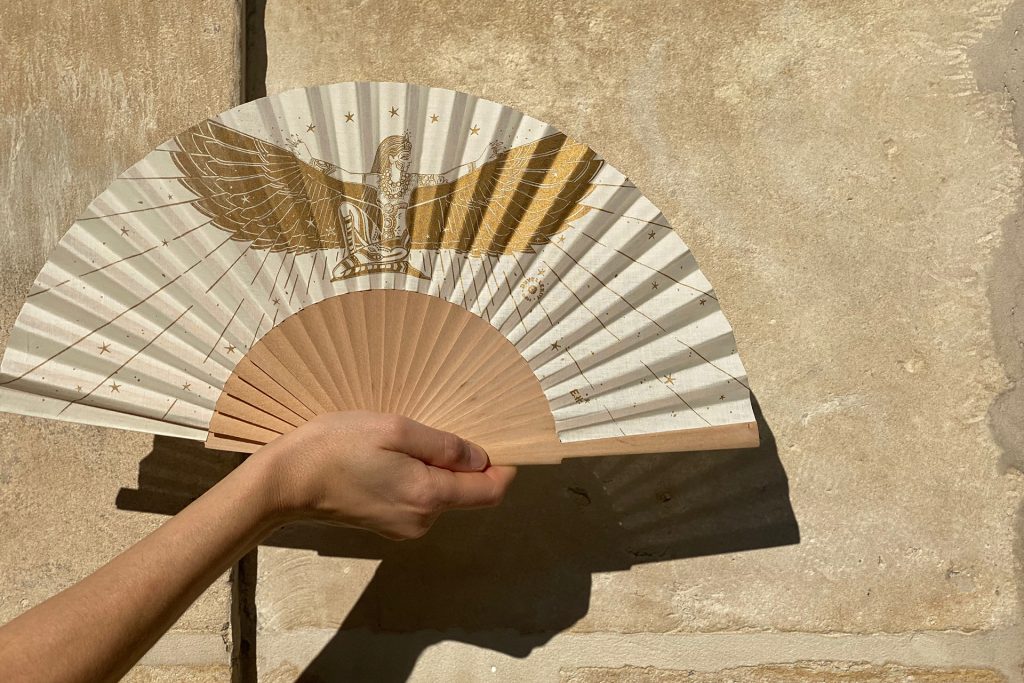 Fashion hand-fans, everyday contemporary accessories.